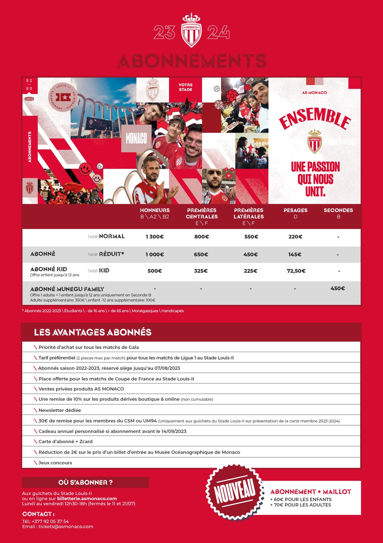 Nos offres | AS Monaco